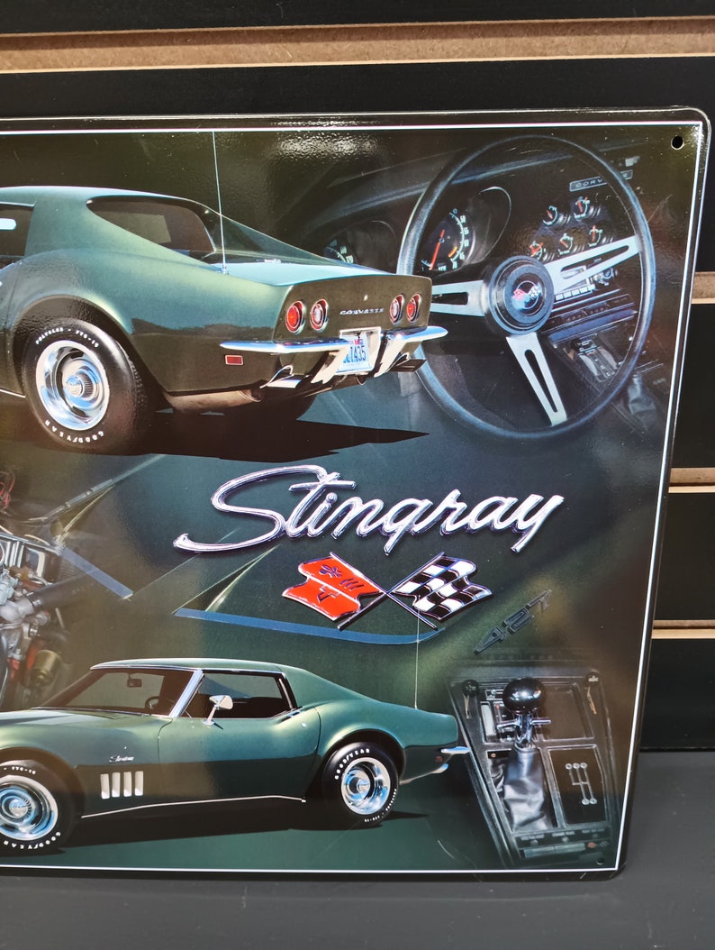 1969 Corvette Stingray Metal Sign Chevy Corvette Signs - Etsy