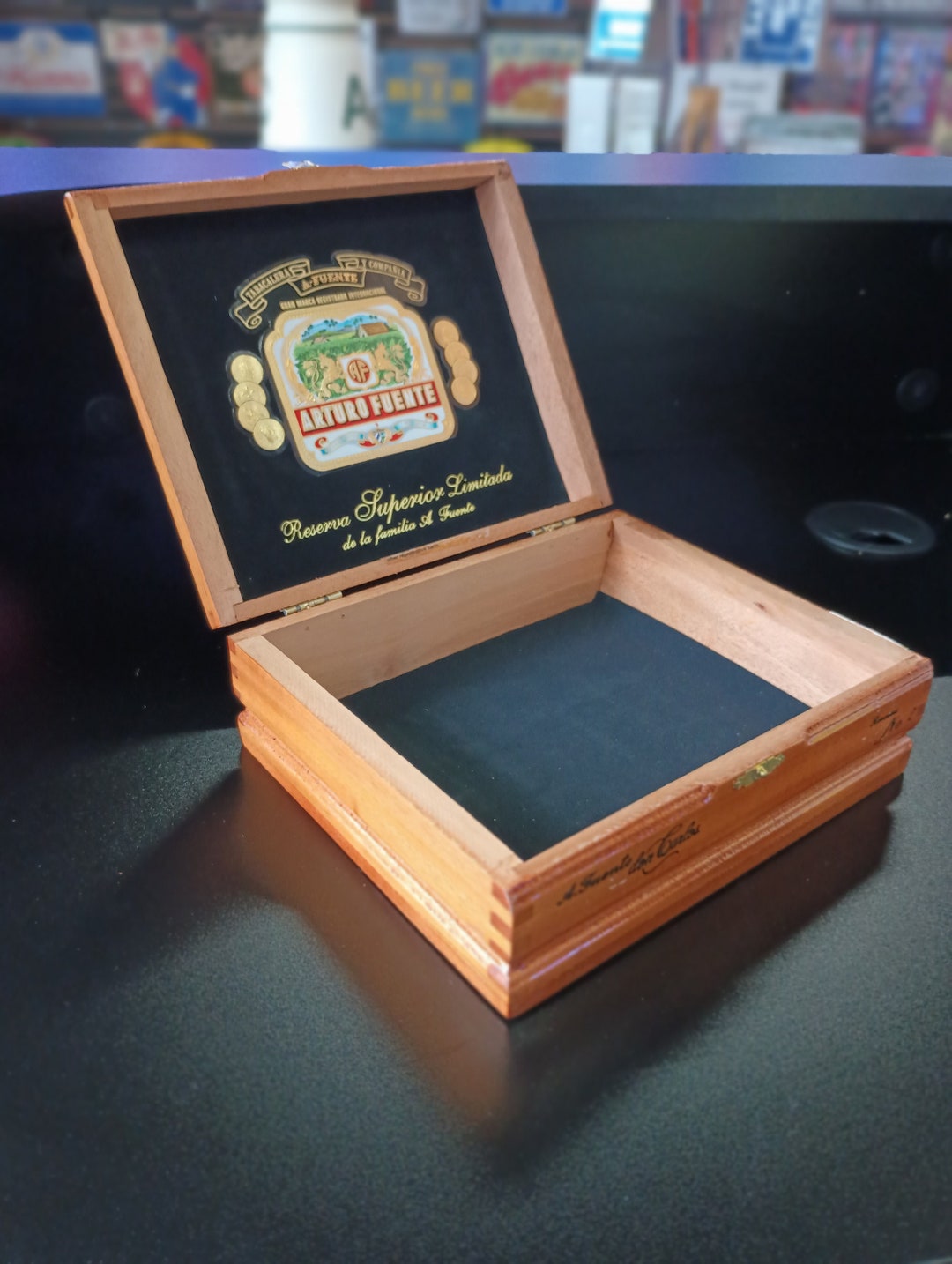 Vintage Cigar Box Refurbished Cigar Boxes Arturo Fuente Cigars Unique ...