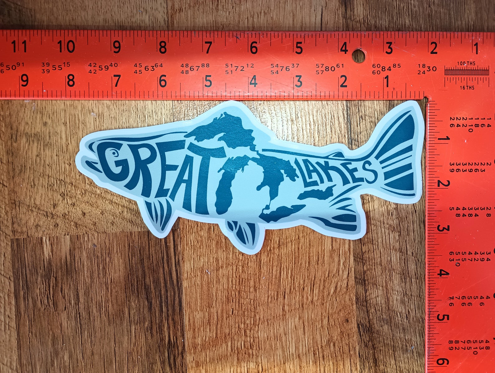 Michigan Stickers Great Lakes Fish Decal Fish Stickers - Etsy
