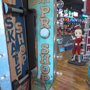 Golf Pro Shop Sign Light up Sports Bar Decor Double Sided Battery ...