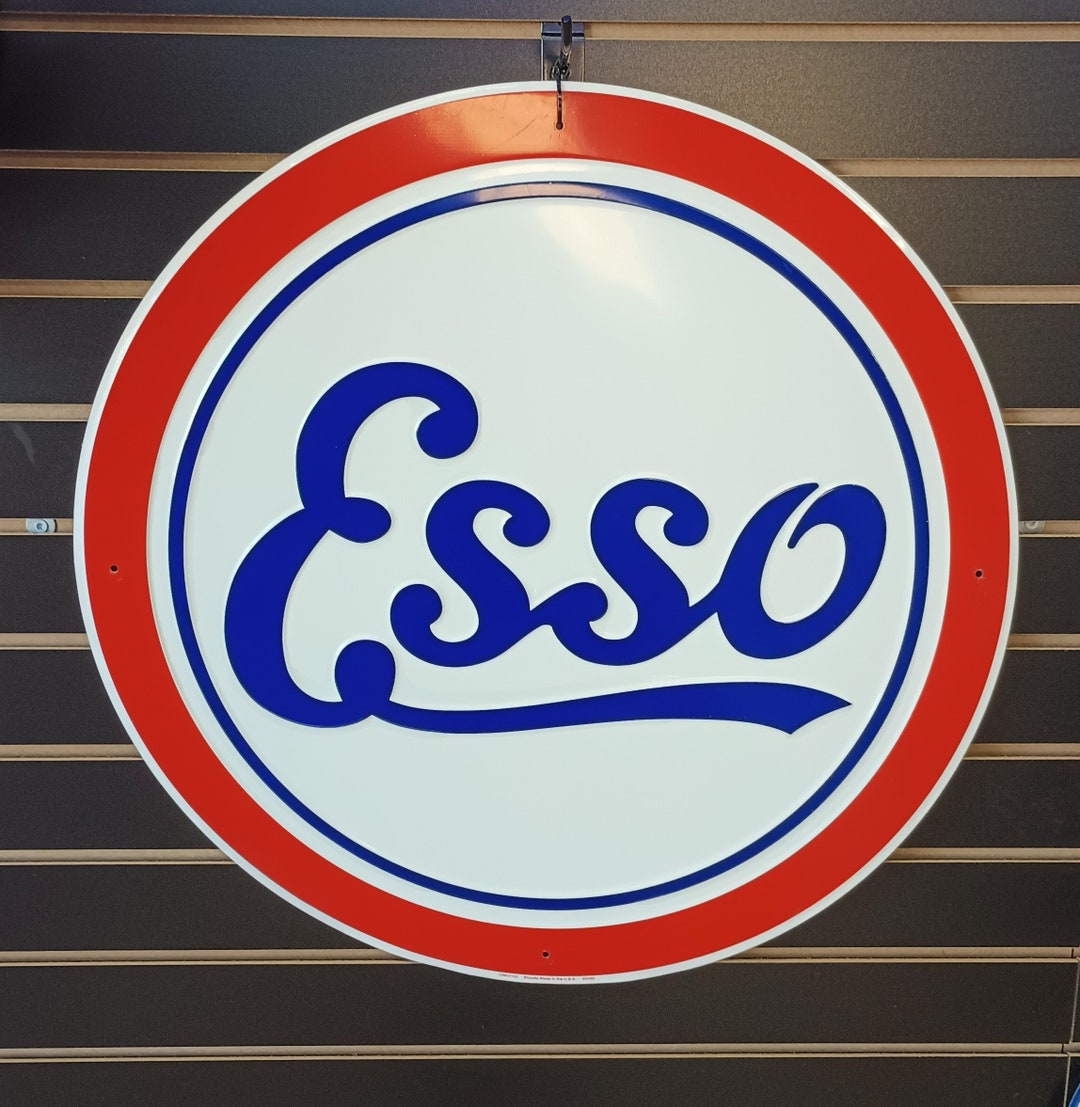 Esso Gas Signs Esso Gas Station Sign Garage Signs for Men Man - Etsy