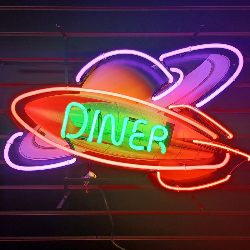 Diner Neon Sign - Etsy
