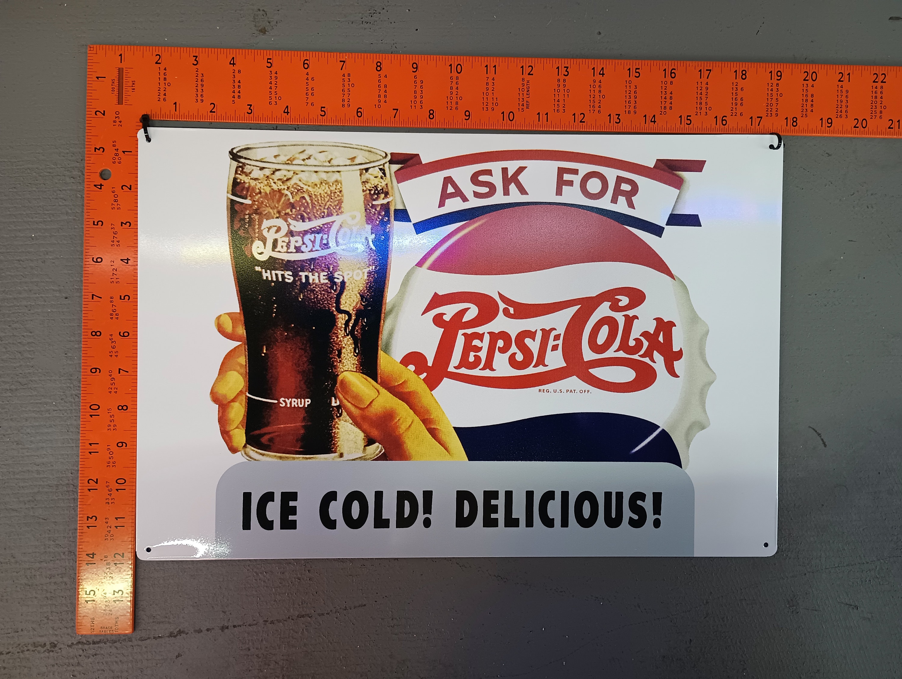 Pepsi Signs Ask for Pepsi Metal Sign for Bar Area Diner Decor - Etsy