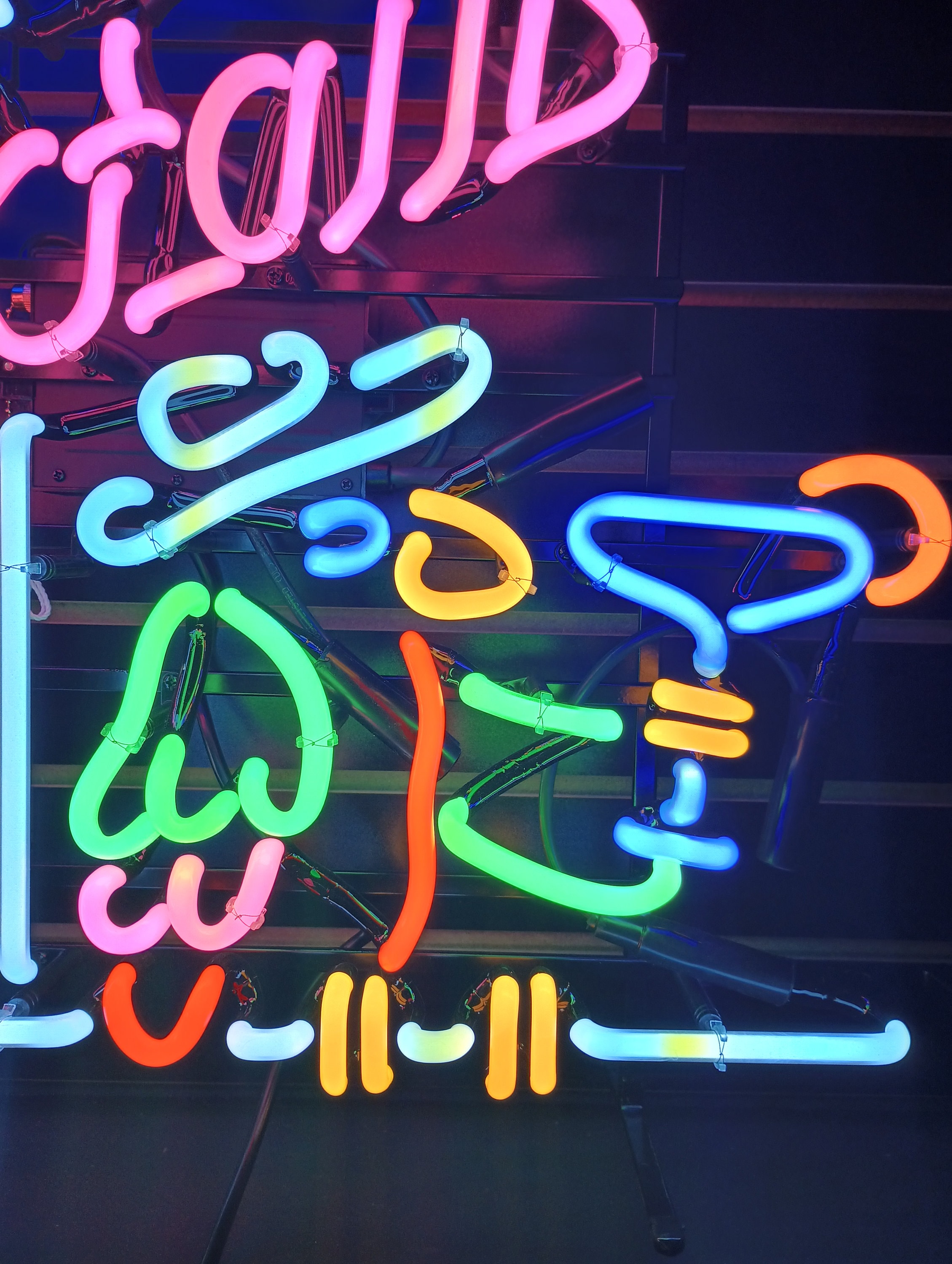 Cocktails Neon Sign AUTHENTIC GLASS NEON Bar Decor Tropical - Etsy