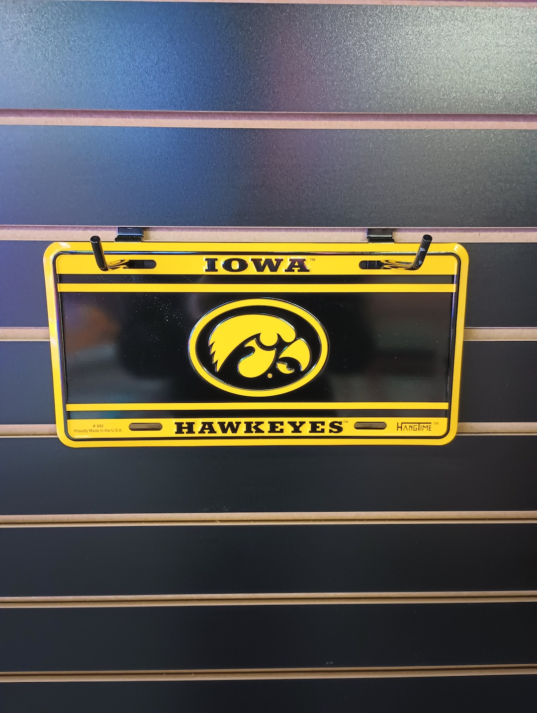 Iowa Hawkeyes License Plate University of Iowa Alumni Iowa Vanity ...