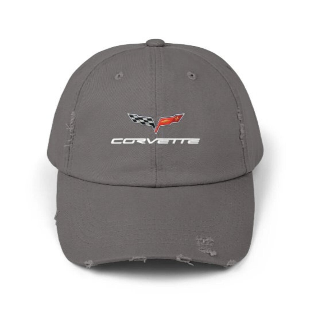 Chevy Corvette C6 Distressed Cap Chevrolet Hats Car Girl Gifts for ...