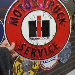 International Harvester Sign IH Signs Case IH Metal Garage Signs for ...
