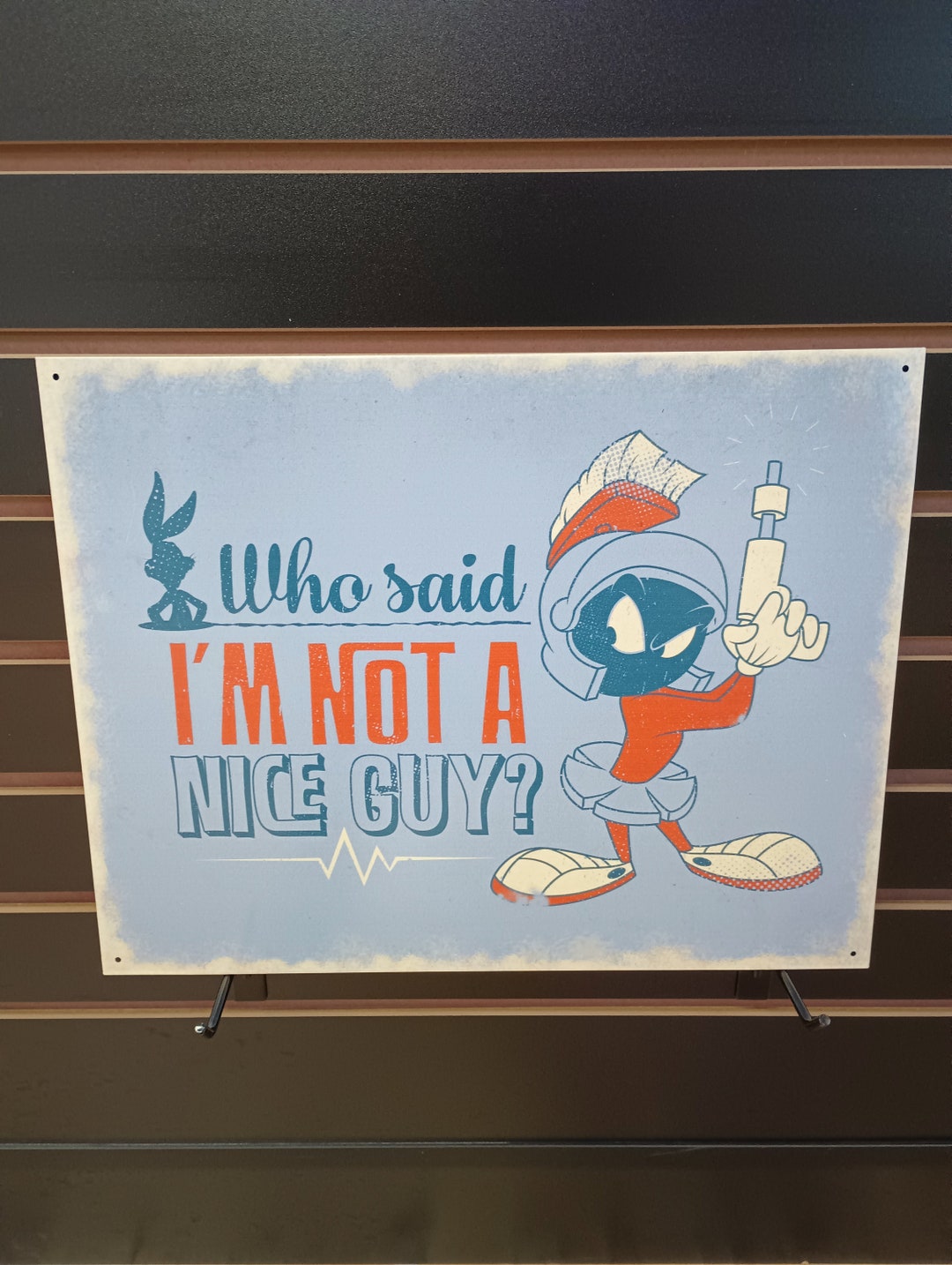 Marvin the Martian Metal Sign Looney Tunes Theme Kids Party Decor Kids ...