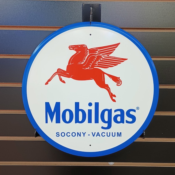 Mobil Gas Sign - Etsy