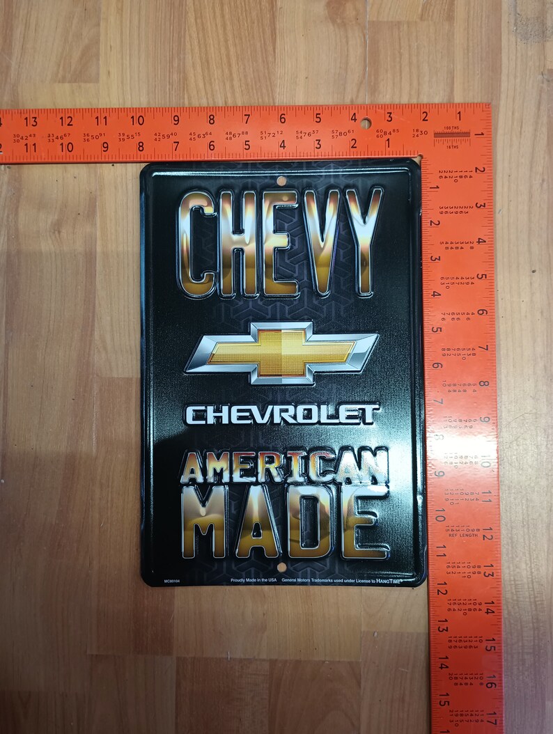 Chevy Signs Chevrolet American Made Sign for Garage Decor for - Etsy