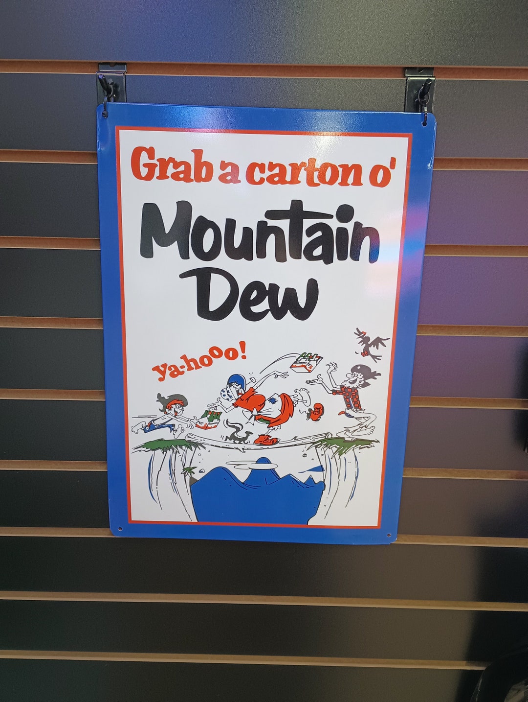 Mountain Dew Signs for Bar Area Bar Decor Retro Kitchen Wall Decor ...