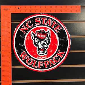 NC State Wolfpack Sign Dorm Decor North Carolina State University ...