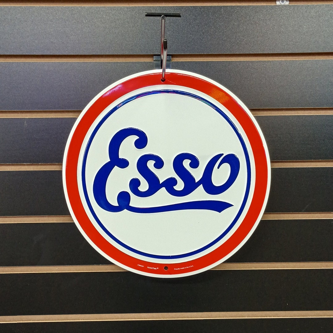Esso Gas Signs Petro Advertising Garage Signs for Men Garage Wall Decor ...