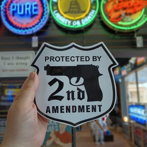 2nd Amendment Decal 2A Vinyl Stickers Second Amendment Toolbox Stickers ...