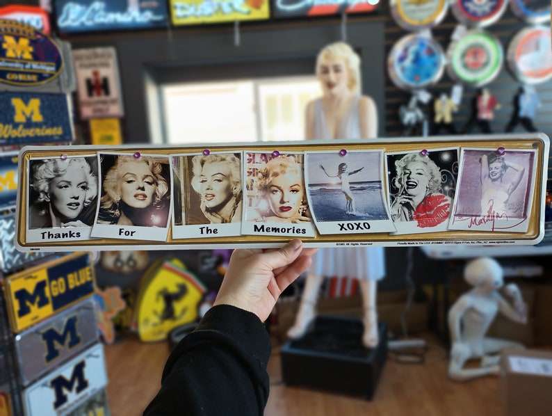 Marilyn Monroe Photos Sign Marilyn Monroe Signs Housewarming - Etsy