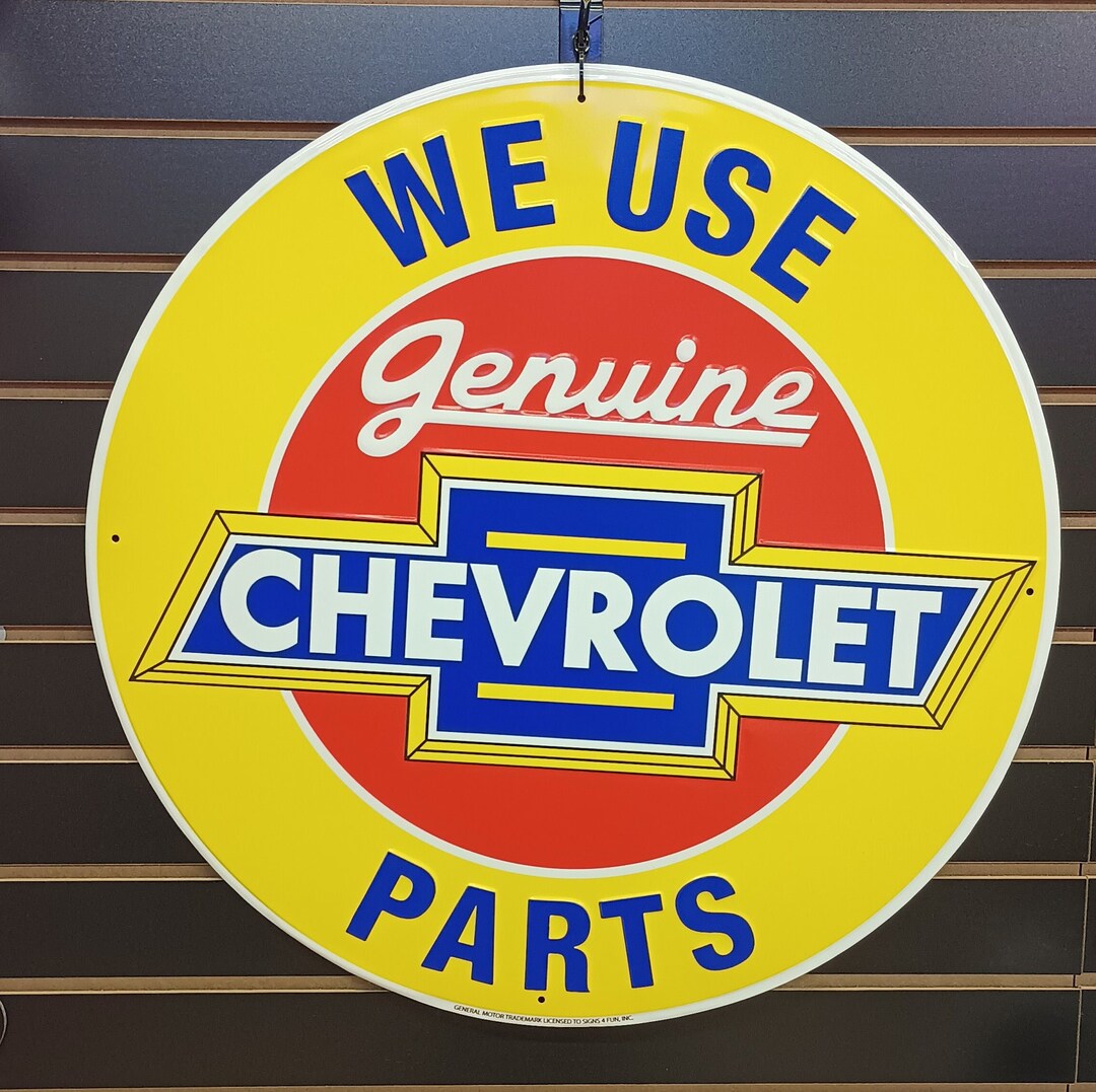 Chevy Signs Chevrolet Parts Sign for Garage Signs for Men Car - Etsy