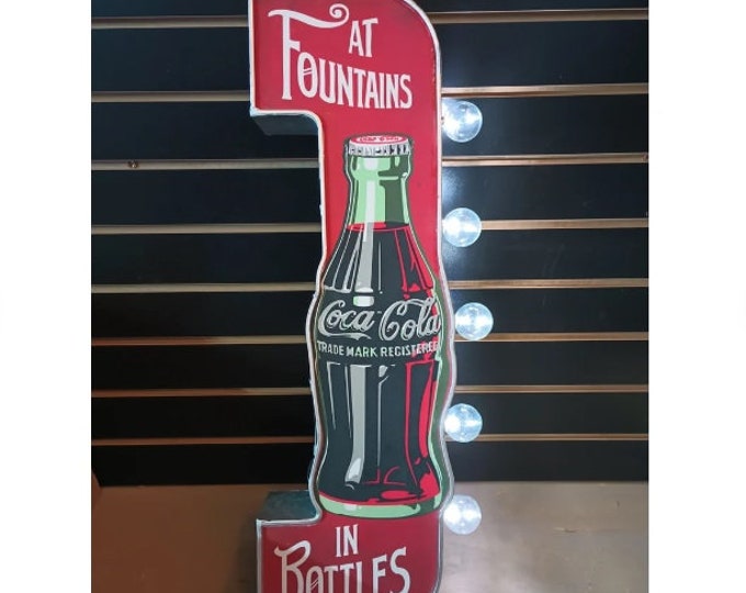 Coca-cola Sign - Etsy