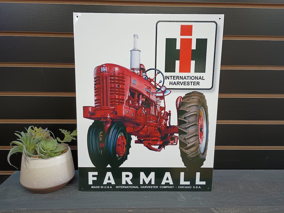 International Harvester Farmall 400 Sign Farmall Tractor Metal Signs ...