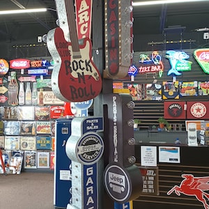 Arcade Sign LED Light up Double Sided Arcade Wall Hanging Signs ...