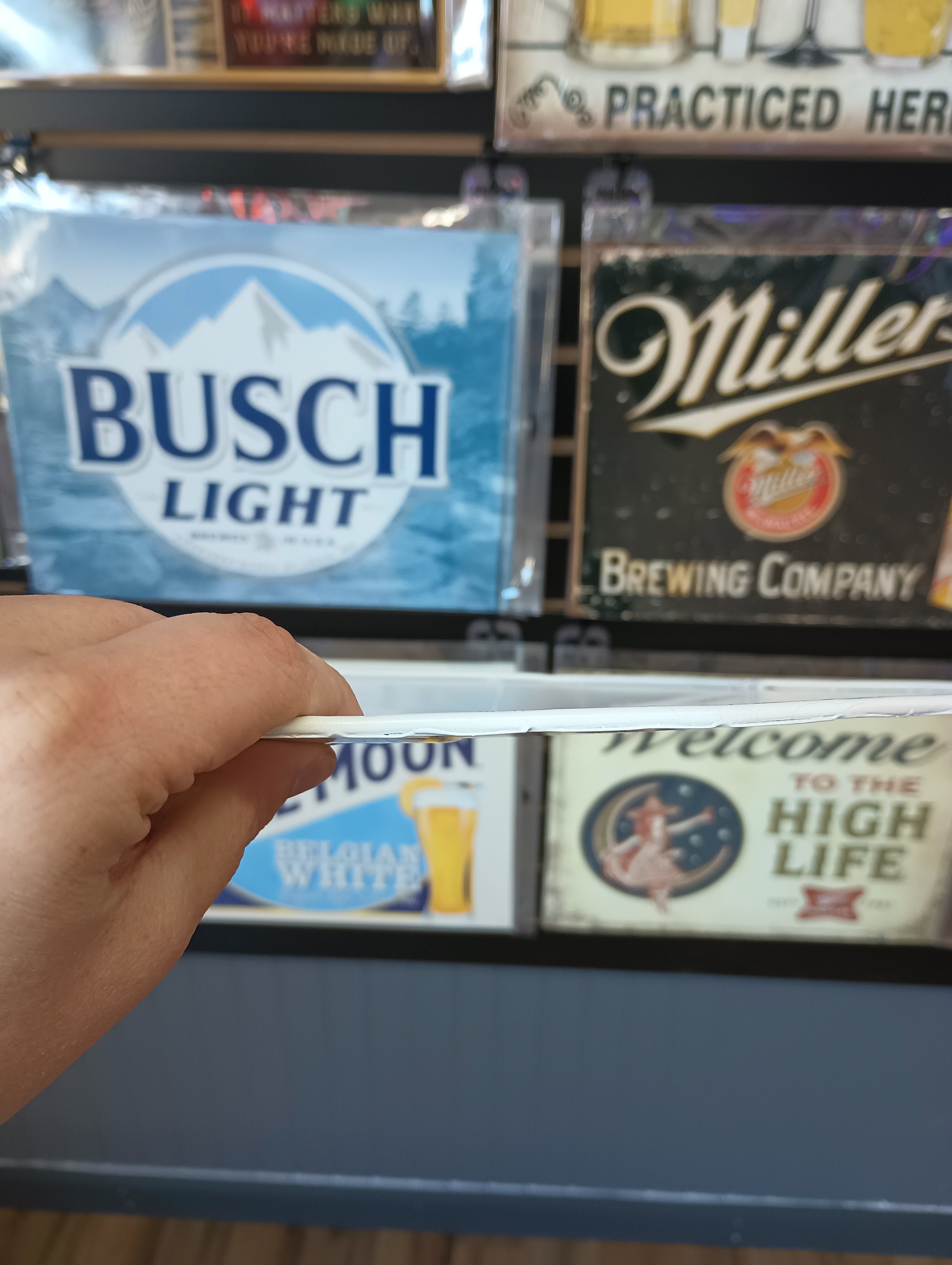 Modelo Beer Seal Shaped Embossed Metal Sign Beer Signs Home - Etsy