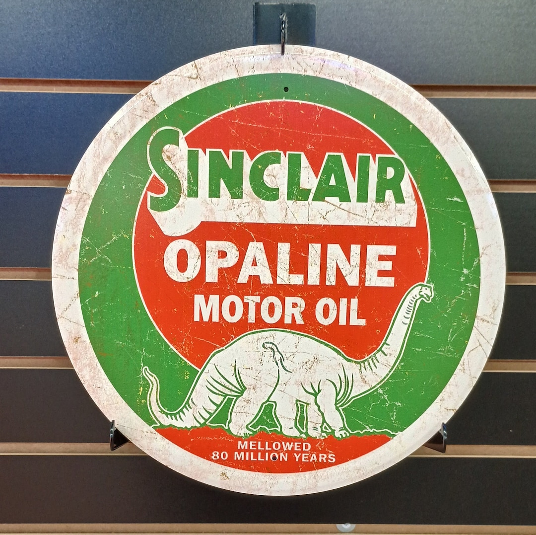 Sinclair Opaline Sign Sinclair Gas Signs Sinclair Dino Gas - Etsy