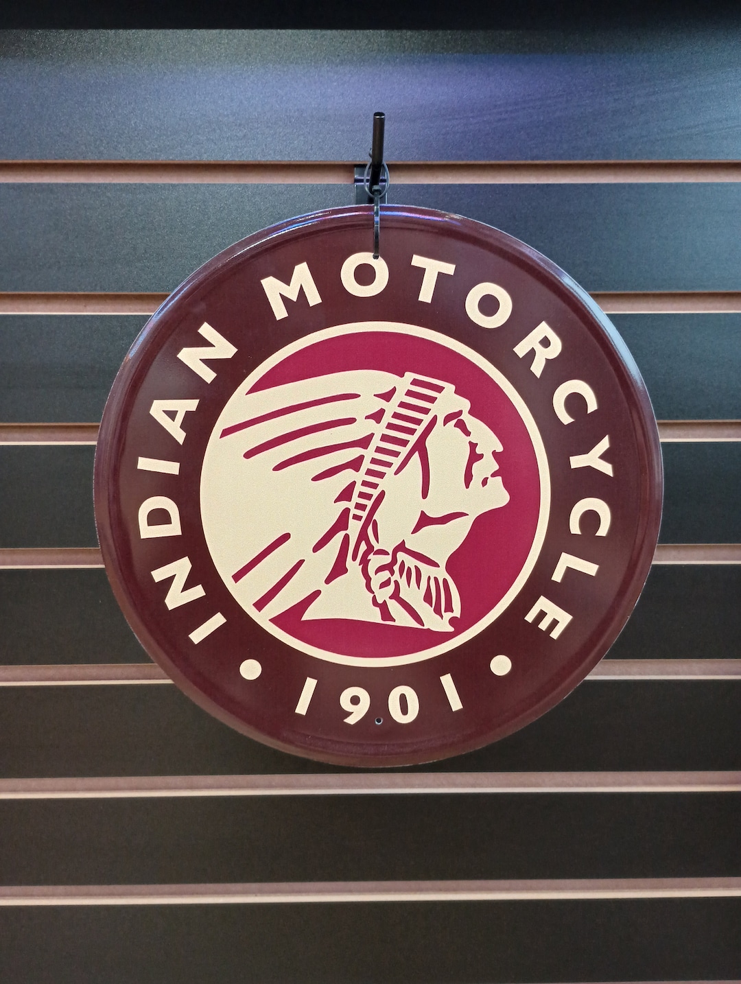 Indian Motorcycle 1901 Metal Sign Garage Signs for Men Motorcycle ...