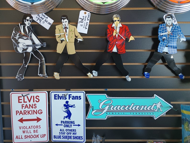 Graceland Metal Sign Elvis Presley Memorabilia Elvis Wall - Etsy