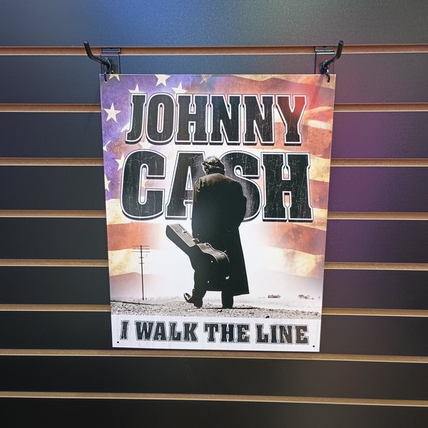 Johnny Cash Metal Sign - Etsy