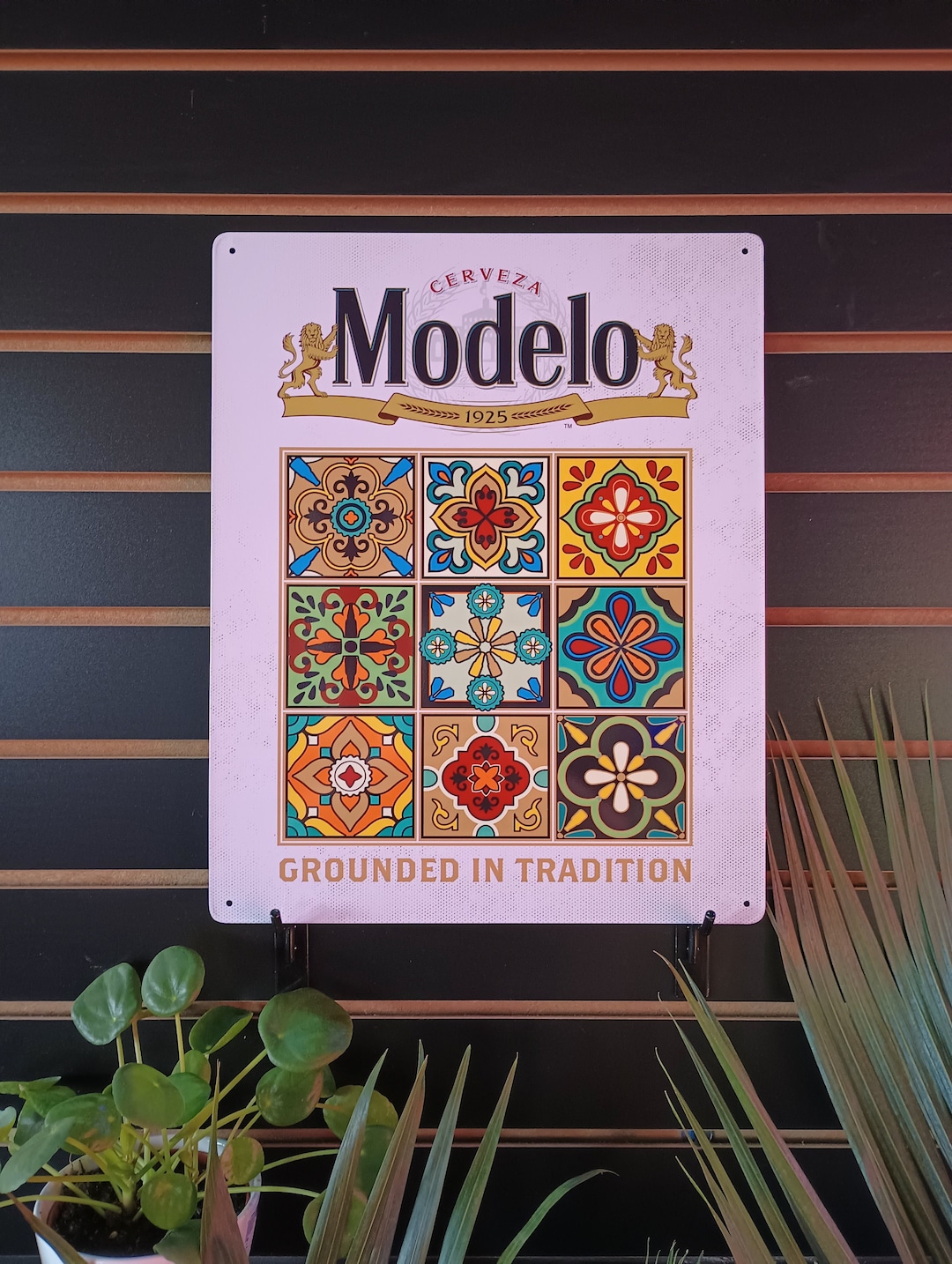 Modelo Beer Sign Metal Beer Signs Home Bar Wall Decor Pub Speakeasy ...