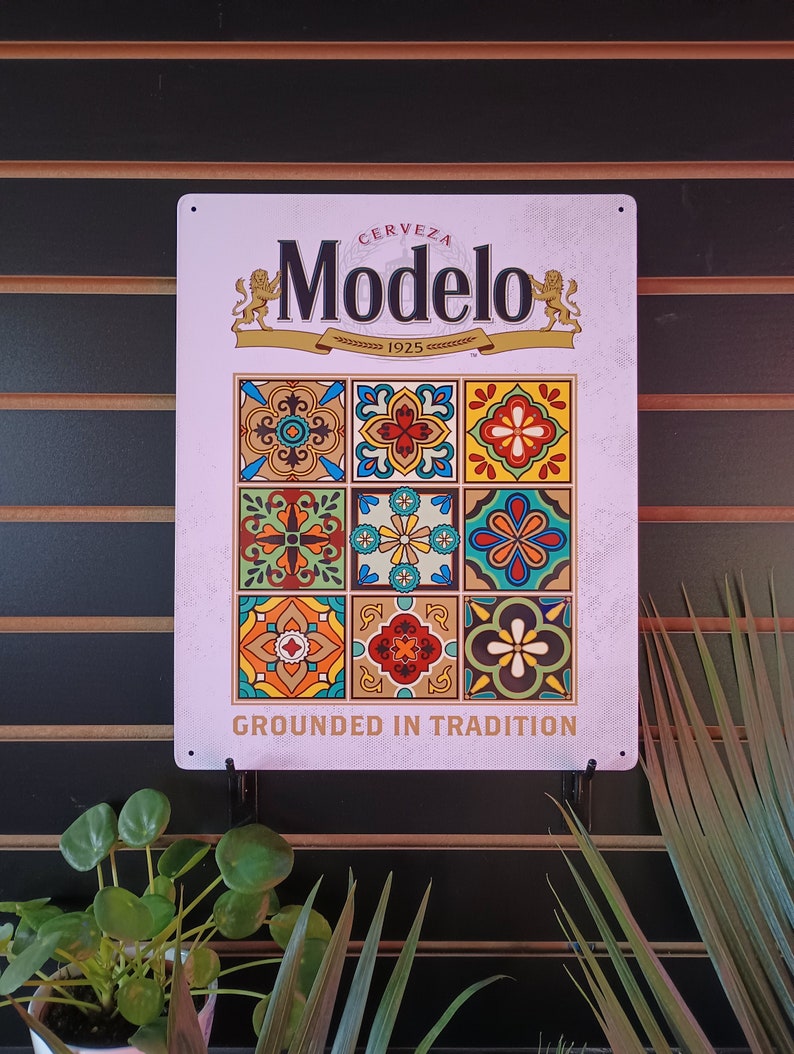 Modelo Beer Sign Metal Beer Signs Home Bar Wall Decor Pub - Etsy