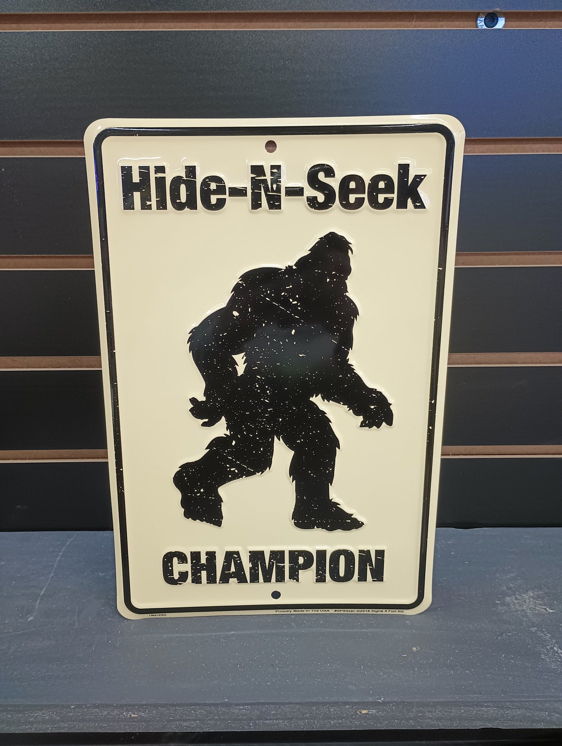 Hide N Seek Champion Sasquatch Sign Funny Sasquatch Signs - Etsy
