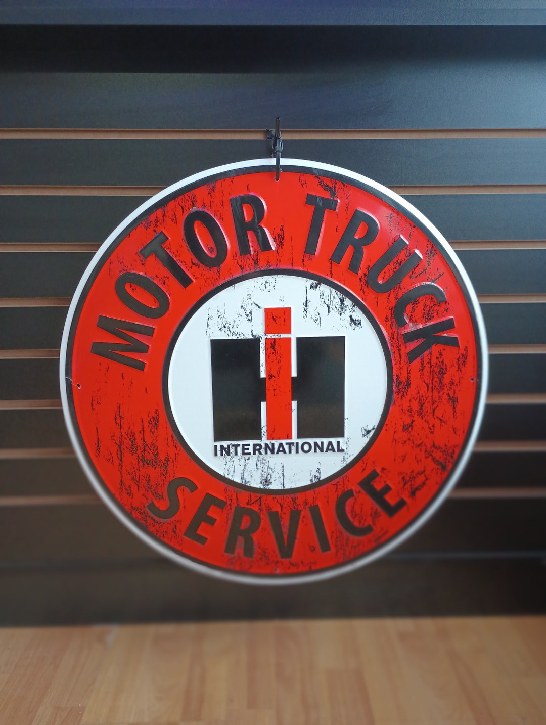 IH Motor Truck Service Sign IH Signs International Harvester Metal ...