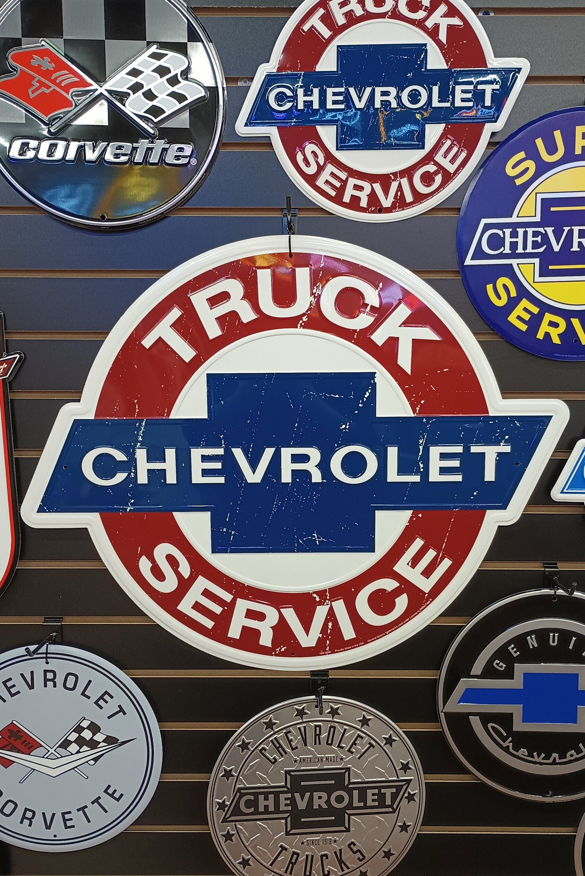 Chevy Truck Signs Chevrolet Truck Service Metal Signs Garage - Etsy
