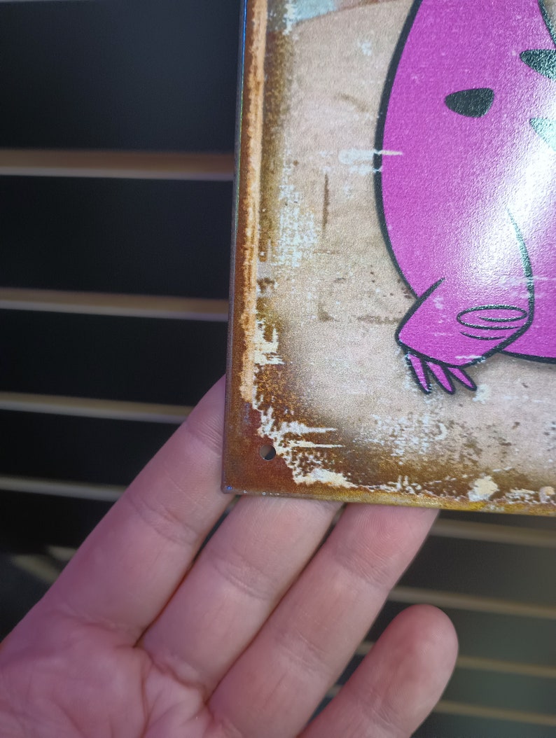 The Flintstones Sign Retro Wall Decor Metal Signs Cute Kids - Etsy