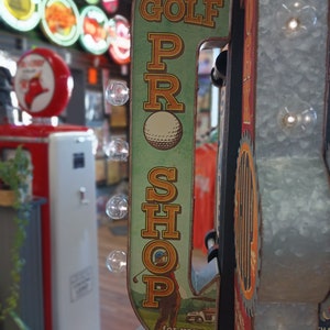 Golf Pro Shop Sign Light up Sports Bar Decor Double Sided Battery ...