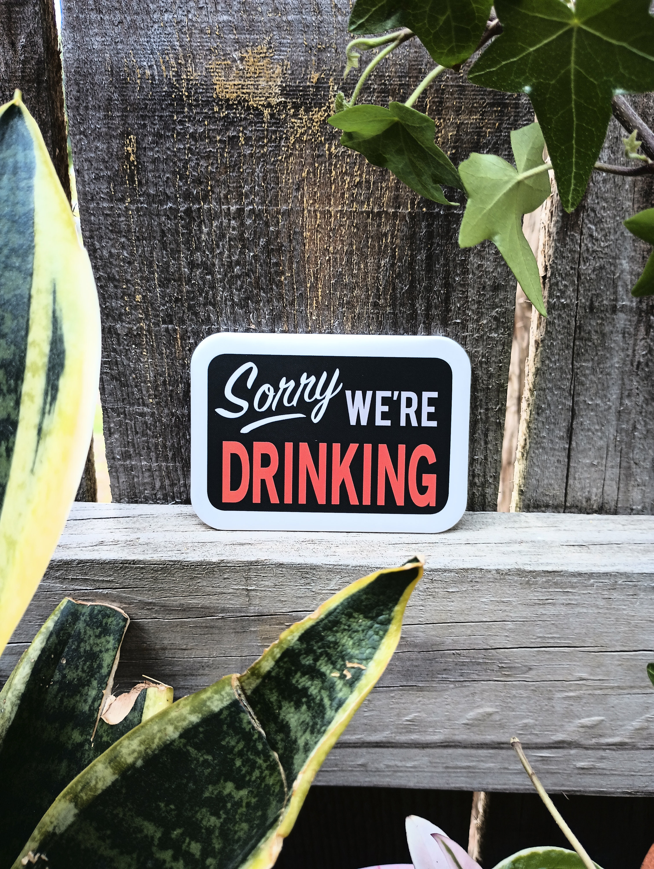 Sorry We're Drinking Magnet Funny Gifts for Friends Bar - Etsy