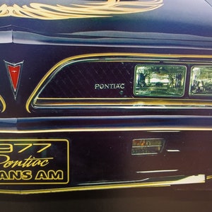 1977 Trans Am Front Bumper Metal Sign Pontiac Trans Am Signs General ...