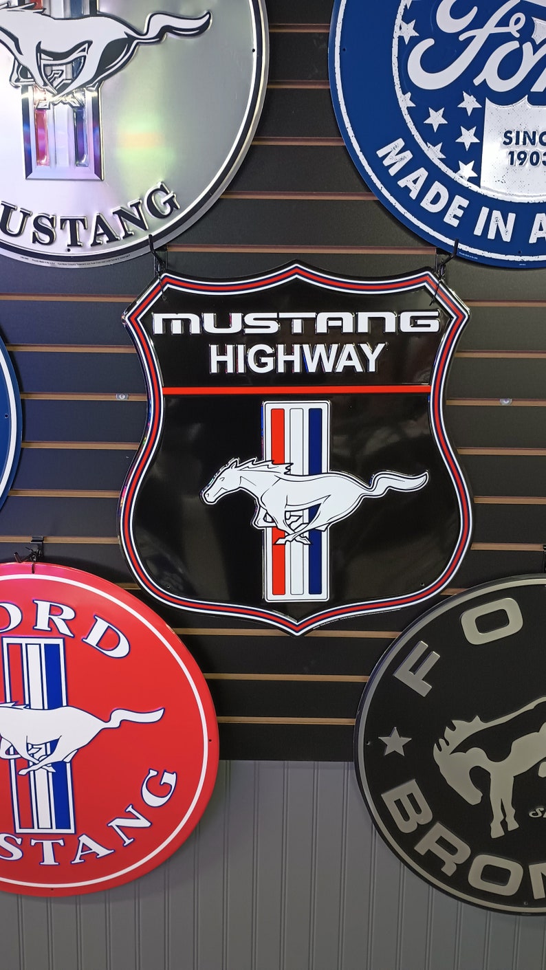Ford Mustang Signs Mustang Highway Garage Signs for Men - Etsy