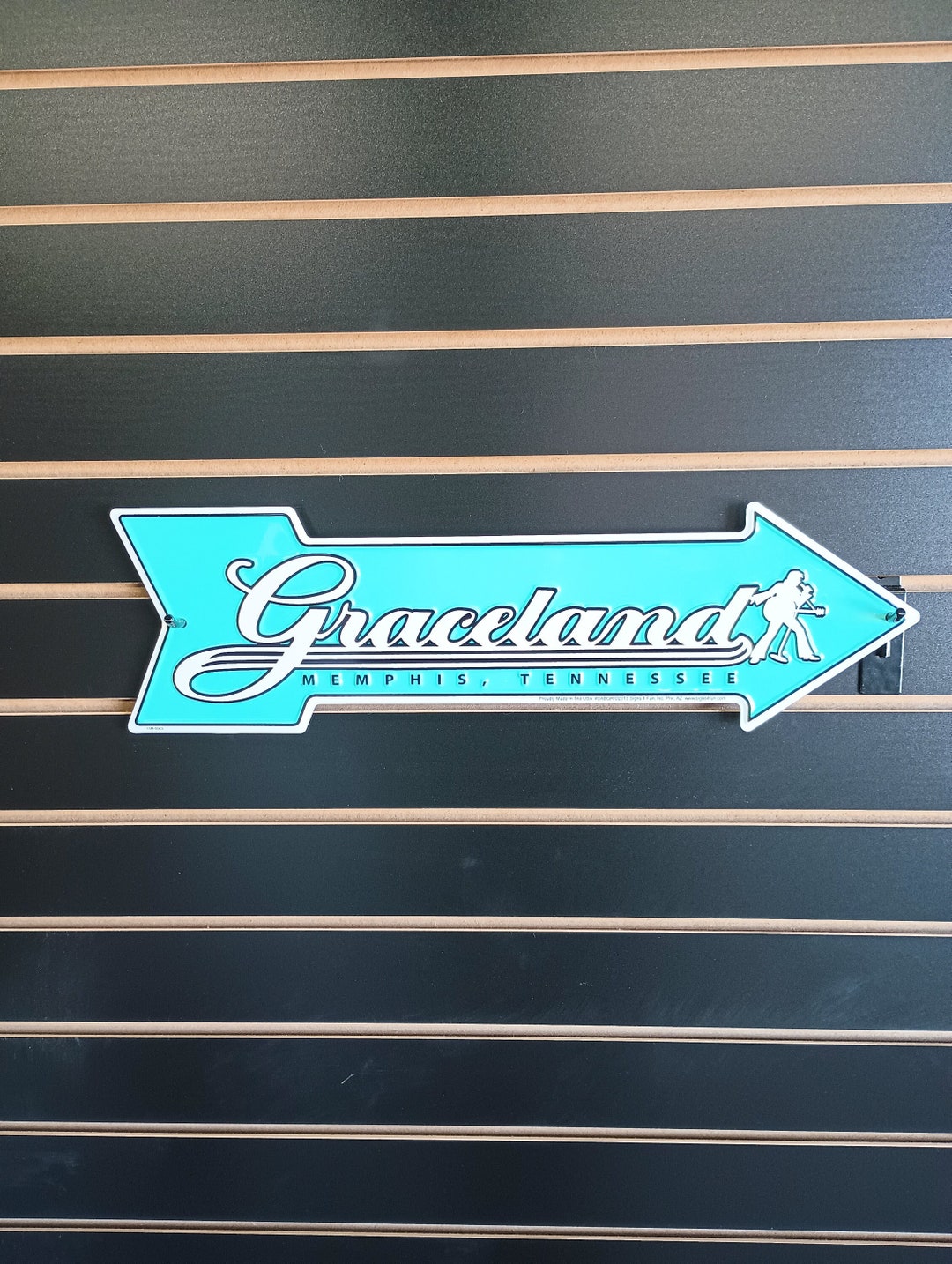 Graceland Metal Sign Elvis Presley Memorabilia Elvis Wall Decor ...