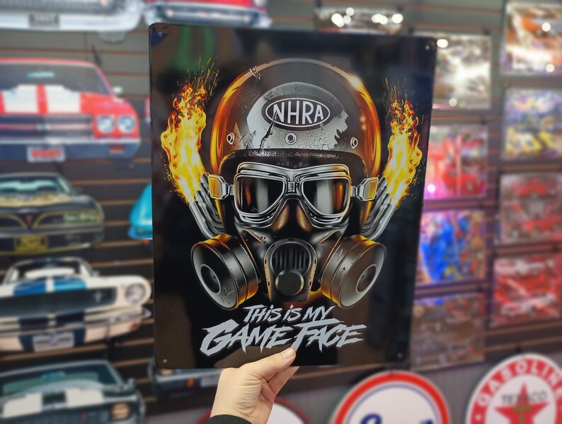 NHRA Metal Sign National Hot Rod Association Sign Garage Decor - Etsy