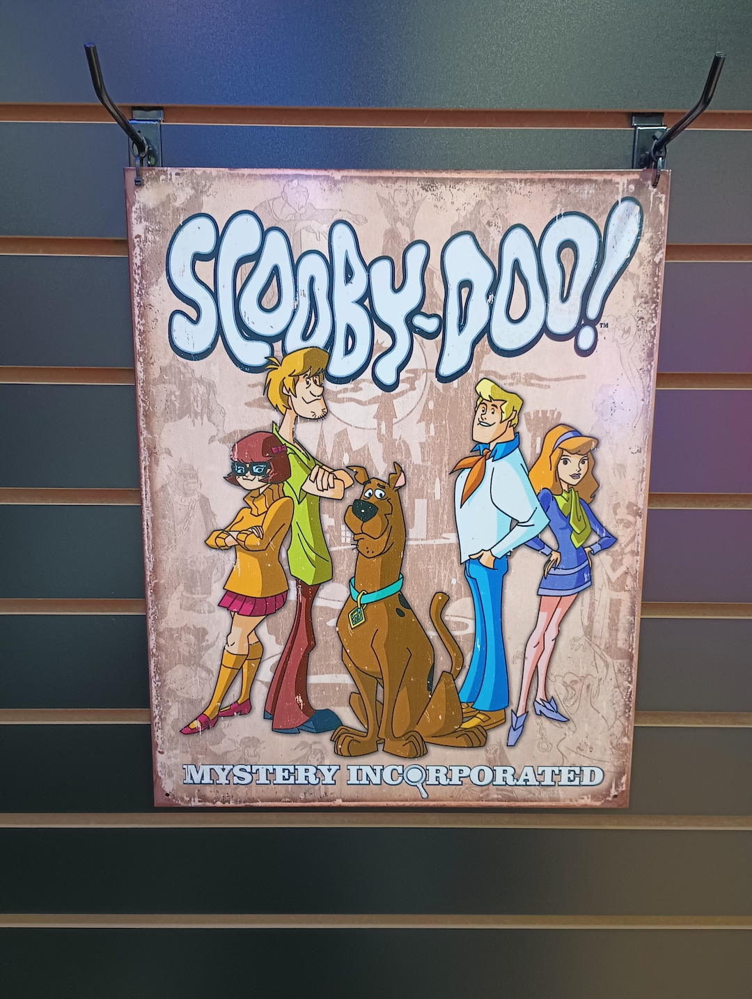 Scooby Doo Signs Mystery Inc Kids Room Decor Cartoon Memorabilia Scooby ...