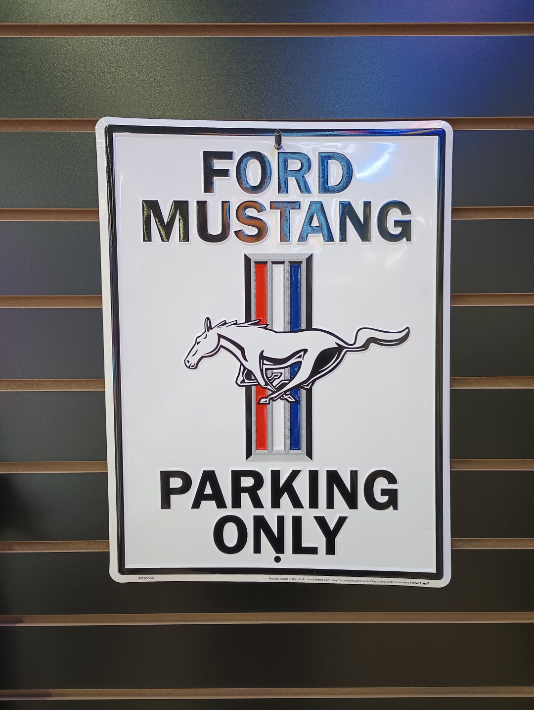 Large Ford Mustang Parking Sign Ford Signs for Garage Decor for Men ...