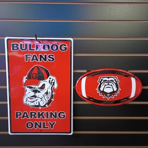 Georgia Bulldog Nation Shield Tin Sign Georgia Bulldogs Signs UGA ...
