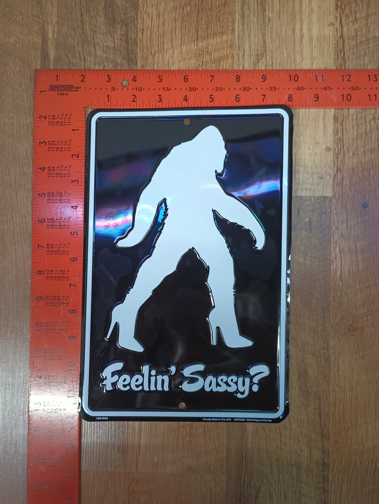 Feelin Sassy Female Sasquatch Sign Funny Bigfoot Signs Big Etsy