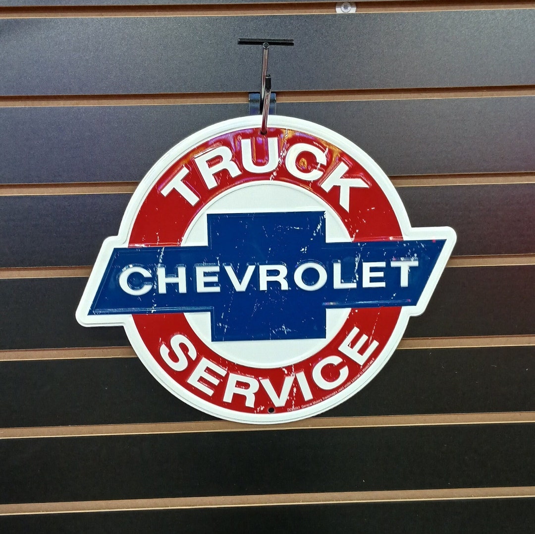 Chevrolet Truck Service Sign Chevy Signs for Garage Decor for Men Gifts ...