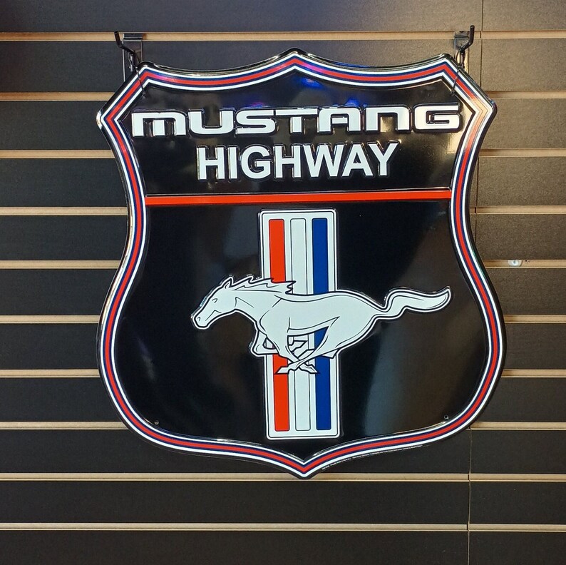 Ford Mustang Signs Mustang Highway Garage Signs for Men - Etsy