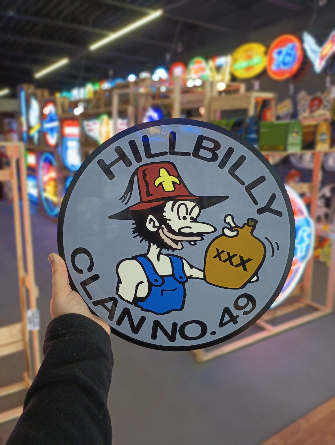 Funny Bar Signs Hillbilly Gifts Funny Garage Signs for Men Outdoor Bar ...