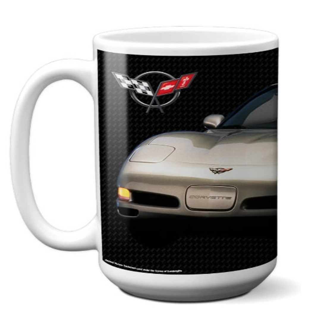 ONE Chevy Corvette C5 Coffee Mug 15 Oz Coffee Cups for Men Retirement ...