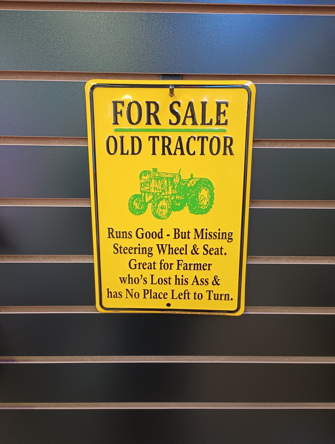 Funny Tractor Signs for Barn Gifts for Farmers Funny Signs Barn Signs ...