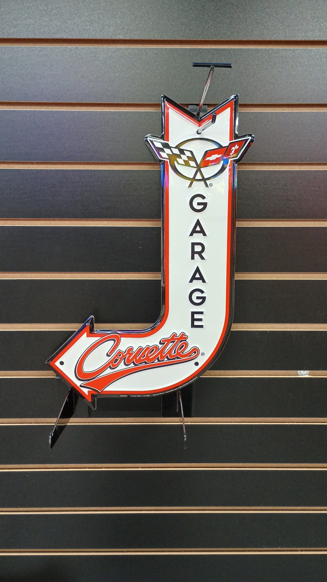 Chevy Corvette Signs Chevrolet Bent Arrow Sign Metal Garage Signs for ...